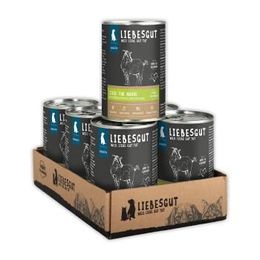 LIEBESGUT Hundefutter Ziege mit S&uuml;&szlig;kartoffel und Zucchini 6x400 g
