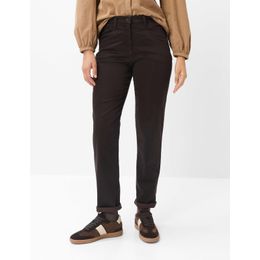 Raphaela by Brax Damen Five-Pocket-Hose Style CAREN NEW DARK CHOCOLATE, dunkelbraun, Gr. 54K