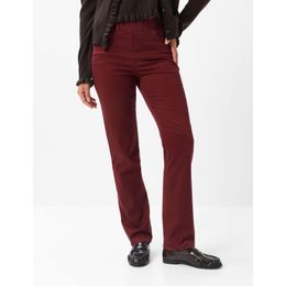 Raphaela by Brax Damen Schlupfhose Style LAVINA STRAIGHT BURGUNDY, dunkelrot, Gr. 42