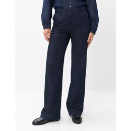 Raphaela by Brax Damen Marlenehose Style PAM FLARED DARK BLUE, denim dunkelblau, Gr. 44