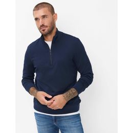 Brax Herren Langarmshirt Style PEO navy, dunkelblau, Gr. 4XL