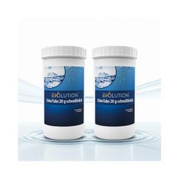 2 x 1 kg Evolution Pool ChlorTabs 20 g schnelll&ouml;slich