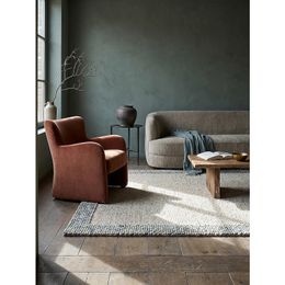 Teppich uni Blau-Natur 80 x 150 cm - MOAT KADIMA DESIGN