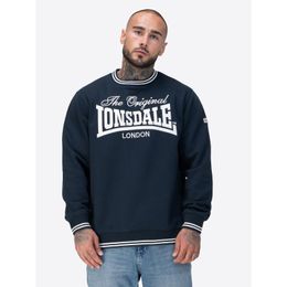 Lonsdale Herren Rundhals Sweatshirt normale Passform CLIFTON