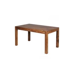 KADIMA DESIGN Massiver Sheesham Esstisch, 140x80 cm, modernes Design, stabile Standbeine, einfache Pflege, ideal f&uuml;r Esszimmer und K&uuml;che