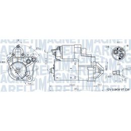 MAGNETI MARELLI Starter 063721179010 f&uuml;r Volvo RENAULT TRUCKS