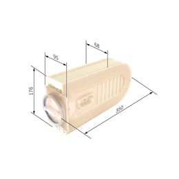 Bosch Luftfilter f026400432 Filtereinsatz 68mm f&uuml;r Mercedes