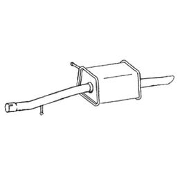 VEGAZ Endschalld&auml;mpfer pgs560 f&uuml;r Peugeot