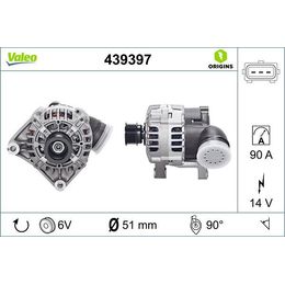 Valeo Generator NEW ORIGINAL PART 439397 f&uuml;r BMW