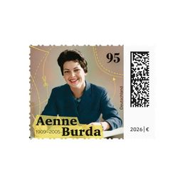 Aenne Burda, Briefmarke zu 0,95 EUR, 10er-Bogen