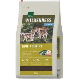 REAL NATURE WILDERNESS Trockenfutter Hund, Junior, True Country, Huhn mit Fisch 2x12 kg