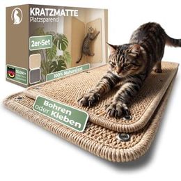 Kratzmatte Wand 2er Set 60x25 beige