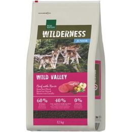 REAL NATURE WILDERNESS Trockenfutter Hund, Junior, Wild Valley, Pferd und Rind 2x12 kg