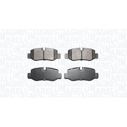 MAGNETI MARELLI Bremsbelagsatz, Scheibenbremse 363916061142 f&uuml;r Mercedes