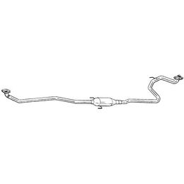 VEGAZ Mittelschalld&auml;mpfer ts445 f&uuml;r TOYOTA