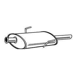 VEGAZ Mittelschalld&auml;mpfer rs293 f&uuml;r RENAULT