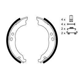 Bosch Bremsbackensatz, Feststellbremse 0 986 487 726 f&uuml;r Fiat Peugeot