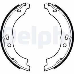 DELPHI Bremsbackensatz, Feststellbremse ls1978 f&uuml;r Fiat Peugeot