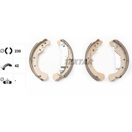 TEXTAR Bremsbackensatz 91049000 f&uuml;r Opel CHEVROLET