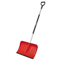 Freund Victoria Schneeschaufel 54 cm Aluline Schneeschieber rot mit Fl&uuml;sterkante