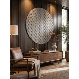 KADIMA DESIGN Flachgewebe-Teppich Schachbrett Silber 80x80 cm Schachbrett