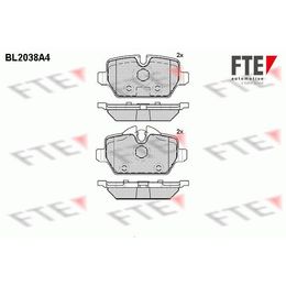 FTE Automotive FTE Bremsbelagsatz, Scheibenbremse 9010623 Hinterachse f&uuml;r BMW (BRILLIANCE)