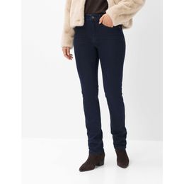 Brax Damen Five-Pocket-Hose Style CAROLA CLEAN DARK BLUE, denim dunkelblau, Gr. 42K