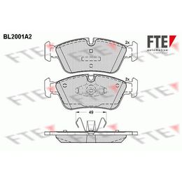 FTE Automotive FTE Bremsbelagsatz, Scheibenbremse 9010587 Vorderachse f&uuml;r BMW (BRILLIANCE)
