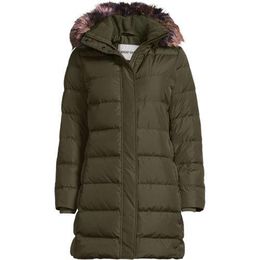 LANDS' END Daunenmantel mit Kapuze f&uuml;r Damen in Plus-Gr&ouml;&szlig;e, Damen, size: plus, Gr&uuml;n, Polyester, by Lands' End