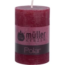 SONSTIGE Stumpenkerze POLAR weinrot