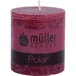 SONSTIGE Stumpenkerze POLAR weinrot