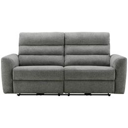Livetastic 2-Sitzer-Sofa, Hellgrau, Kunststoff, 196x99x92 cm, motorische Relaxfunktion, USB-C-Anschluss, Wohnzimmer, Sofas & Couches, Sofas, 2-Sitzer Sofas
