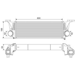Valeo Ladeluftk&uuml;hler 818315 f&uuml;r Iveco