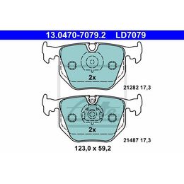 ATE Bremsensatz, Scheibenbremse Bremsensatz-Hinterachse Standard Disc / Ceramic ijzjsgldn8 Hinterachse voll 354mm 11mm f&uuml;r LAND ROVER BMW