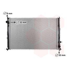 Van Wezel K&uuml;hler, Motork&uuml;hlung 25012709 f&uuml;r HONDA