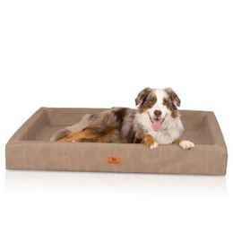 Knuffelwuff orthop&auml;disches Hundebett Austin aus Kunstleder