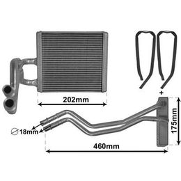 Van Wezel W&auml;rmetauscher, Innenraumheizung 18006455 f&uuml;r Ford