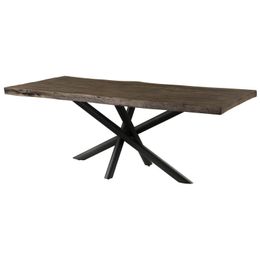 Baumtisch Mango 180x90x76 grau lackiert / Mikado-Beine anthrazit matt FREEFORM 5