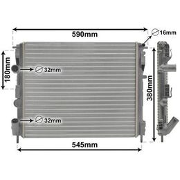 Van Wezel K&uuml;hler, Motork&uuml;hlung 43002272 f&uuml;r RENAULT