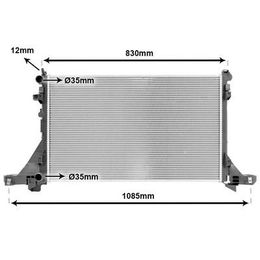 Van Wezel K&uuml;hler, Motork&uuml;hlung 43002561 f&uuml;r Opel RENAULT NISSAN