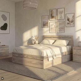 Bett Mango 160x200x90 wei&szlig; lackiert TORONTO #360