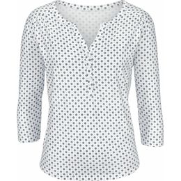 Lascana Damen Blusenshirt offwhite, Gr&ouml;&szlig;e 36/38