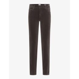 Brax Damen Five-Pocket-Hose Style SHAKIRA SMOKE GREY, dunkelgrau, Gr. 48L