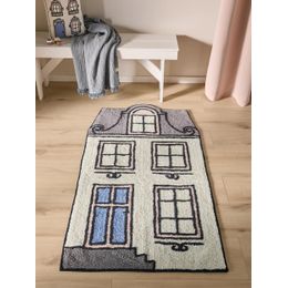 Lytte Waschbarer Baumwollteppich Emily Multicolor 80x150 cm - Bunter Teppich f&uuml;r Wohnzimmer