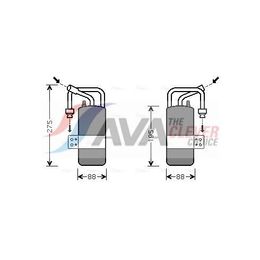 AVA CLEVER CHOICE Trockner, Klimaanlage fdd386 f&uuml;r Ford