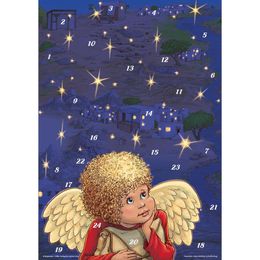 Gloria und die himmlische Tasche. Fensterbild-Adventskalender