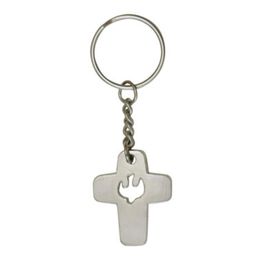 Metall-Schl&uuml;sselanh&auml;nger Kreuz (1 St&uuml;ck)
