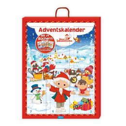 Tr&ouml;tsch Unser Sandm&auml;nnchen und seine Freunde Adventskalender mit 24 Minib&uuml;chern