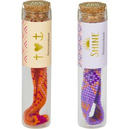 Armband - Perlenarmband im Glas