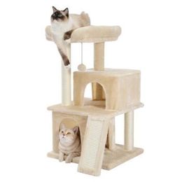Pawz Road Kratzbaum 3 Etagen K&auml;tzchen beige